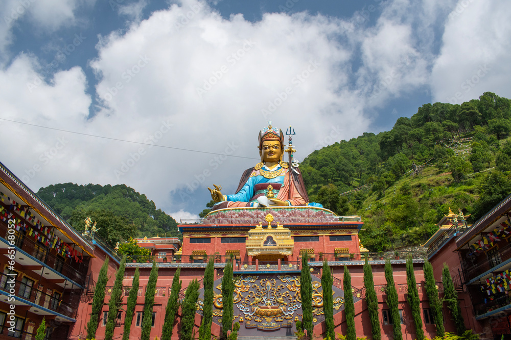 Dakshinkali, Nepal: the 40 metres high statue of Guru Rinpoche ...