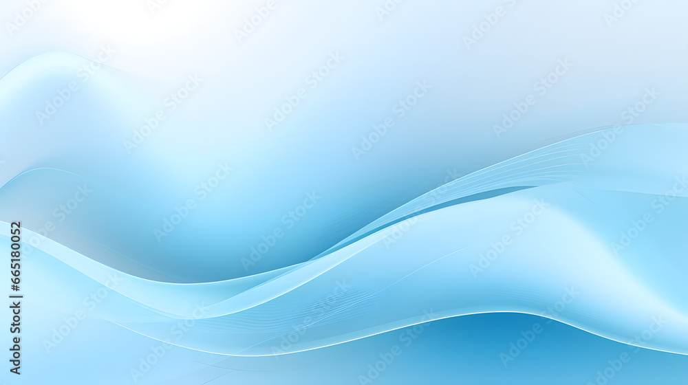 abstract wave background in the color Sky Blue, desktop background ...