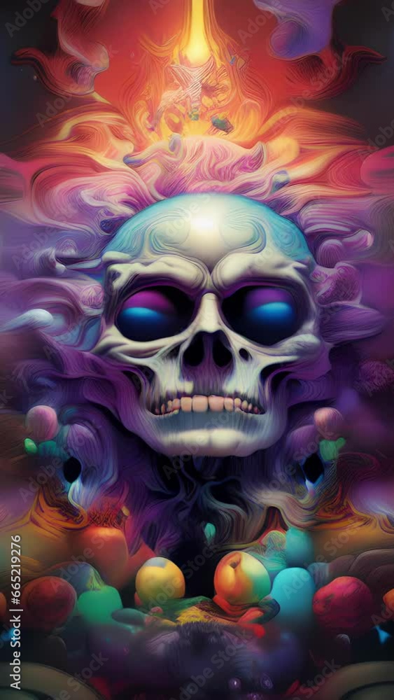 Embrace the chaos and dive into a whirlwind of psychedelic visuals that ...