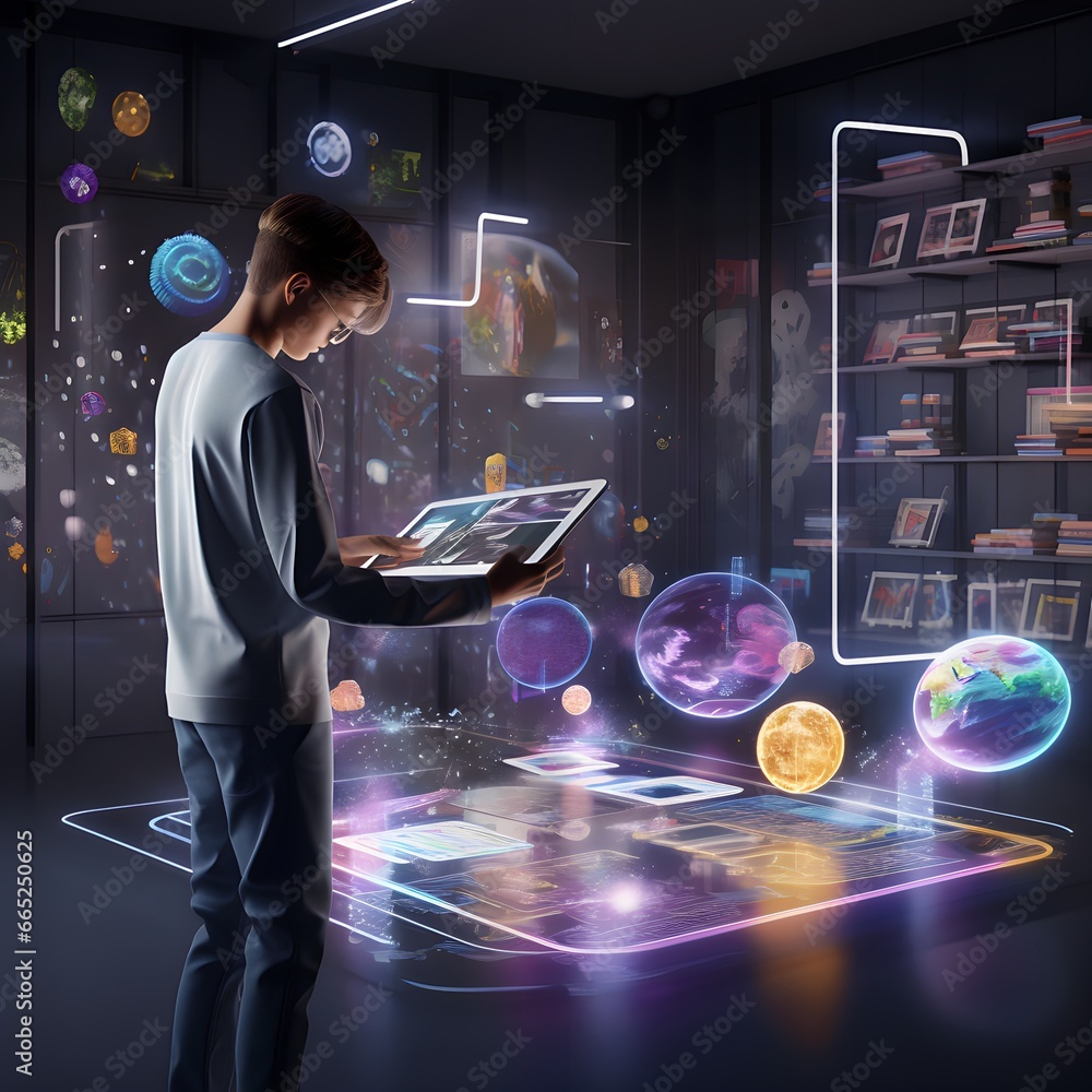 Augmented reality (AR) enhances educational experiences, merging digital information with the ...