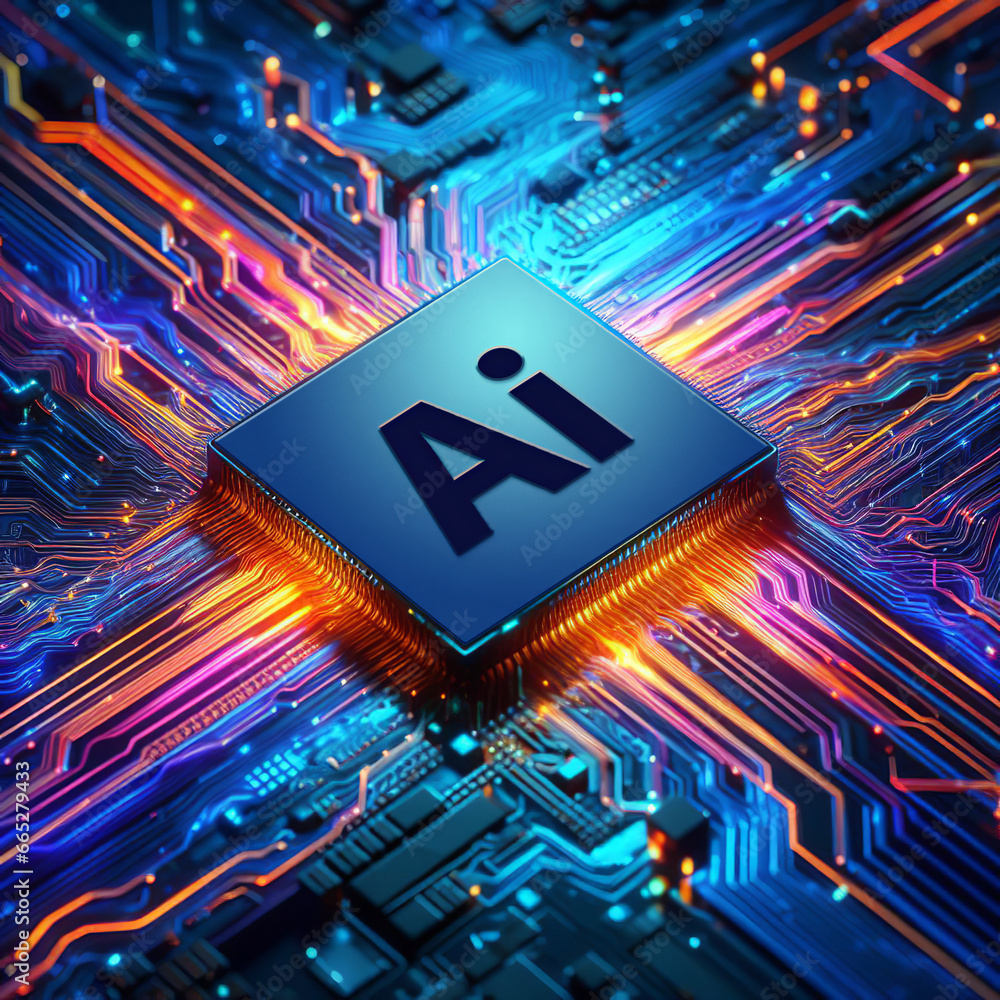 electronic circuit board with Ai chip, pioneering the Next-Generation ...