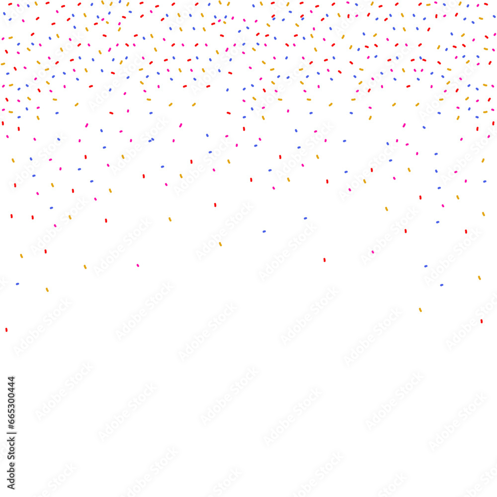 Vector colorful confetti celebrations design isolated on white Stock ...