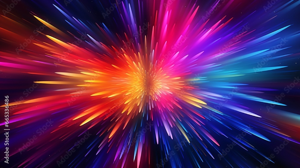 rays of color in an abstract background4k, high detailed, full ultra HD ...