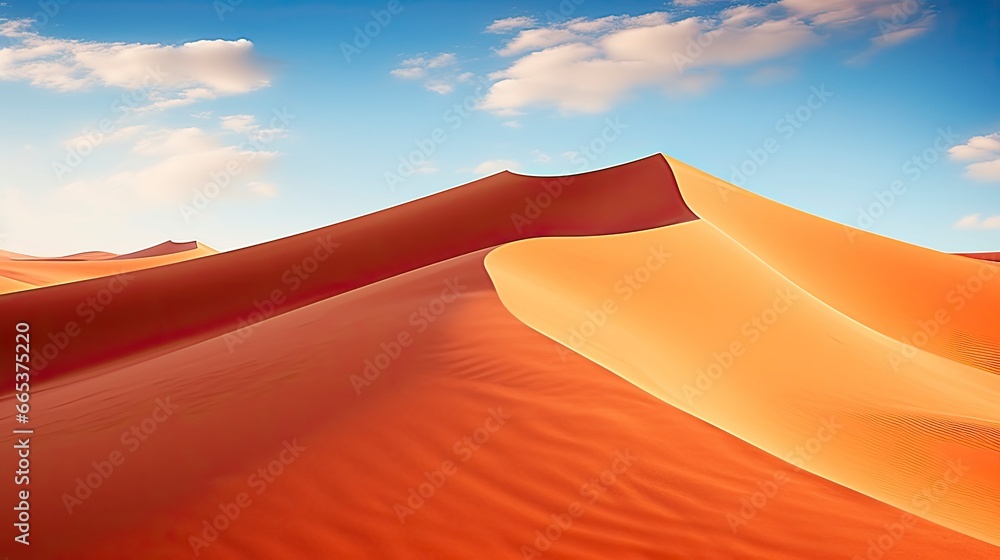 Desert with magical sands and dunes as inspiration for exotic ...
