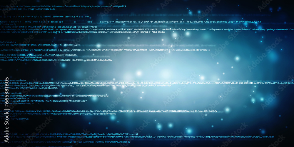 Internet binary data code computing or transmission process,Internet data transmission, Binary ...
