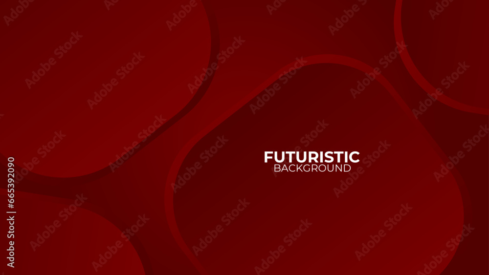 Futuristic abstract background. Glowing lines design. Modern shiny red ...