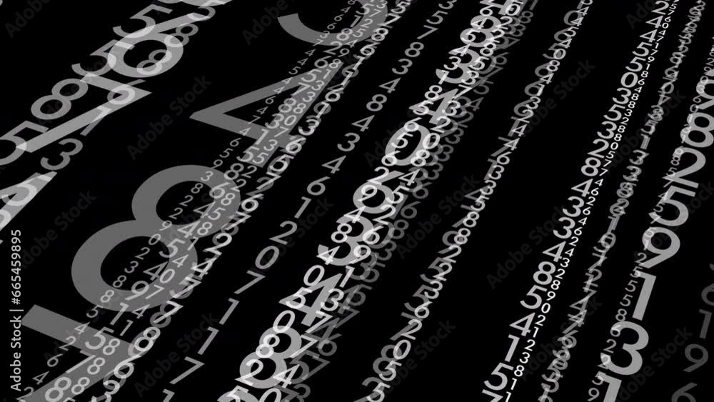 Data stream in motion computational animation of numerical code for information design. Digital ...