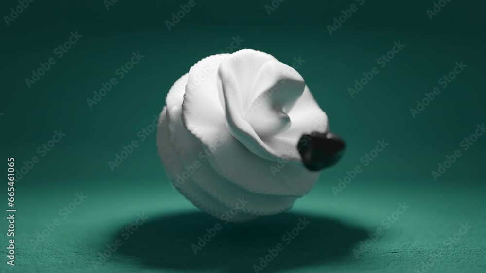 Cgi Object Morphing Floating. Digital Metamorphosis: CGI Object ...