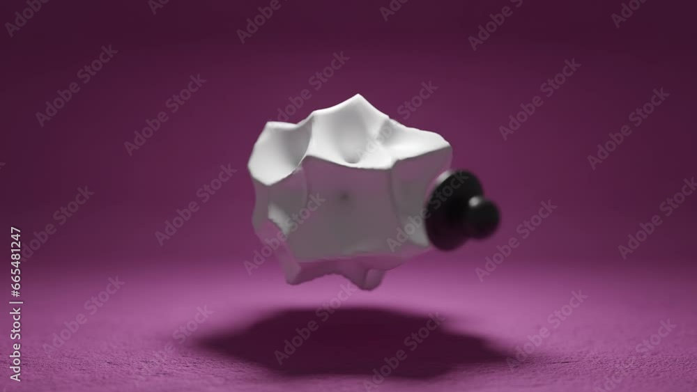 Cgi Object Morphing Floating. Digital Metamorphosis: CGI Object ...