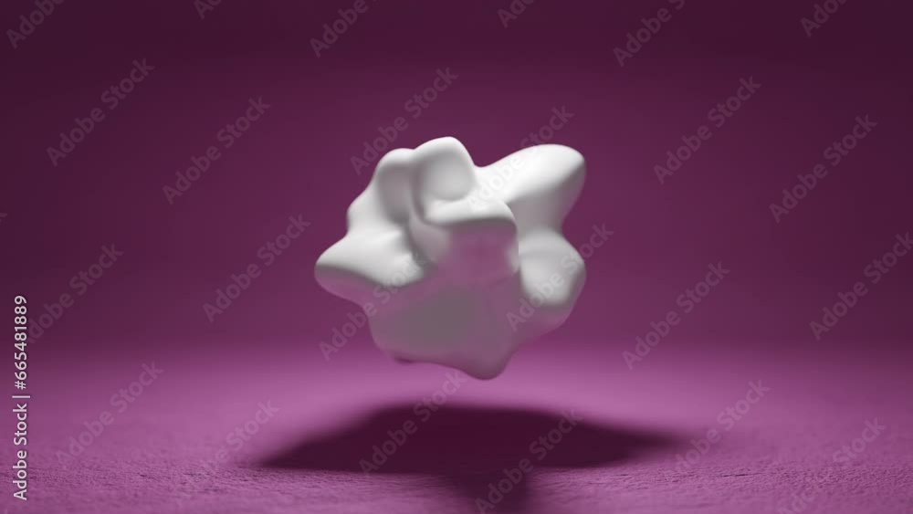 Video „Cgi Object Morphing Floating. Digital Metamorphosis: CGI Object ...