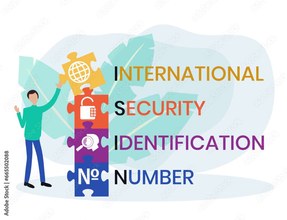 ISIN - International Security Identification Number acronym. business ...