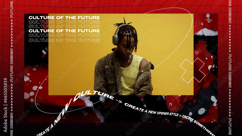 Urban Media Opener Template contains 25 placeholders, 45 editable text ...