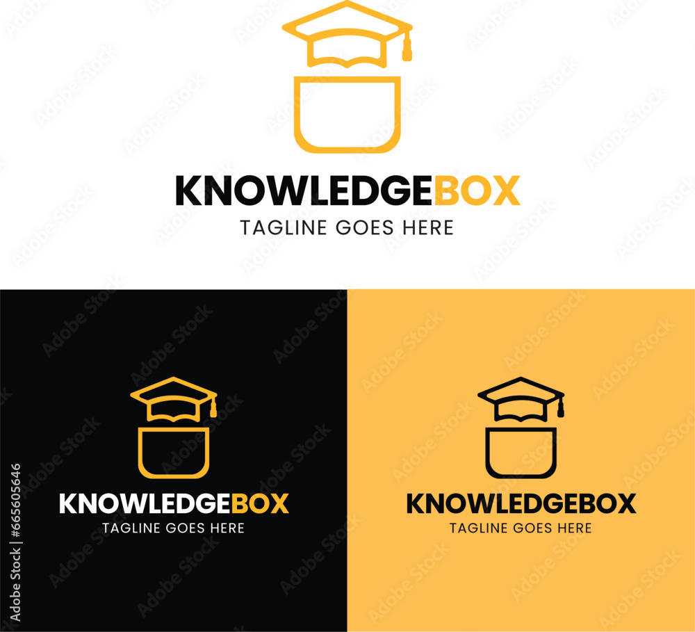 smart logo, box logo, educated logo, scholar logo, graduated logo ...