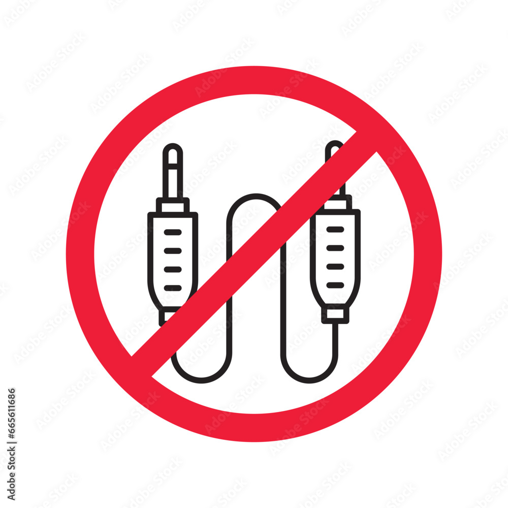 Forbidden Prohibited Warning, caution, attention, restriction label ...