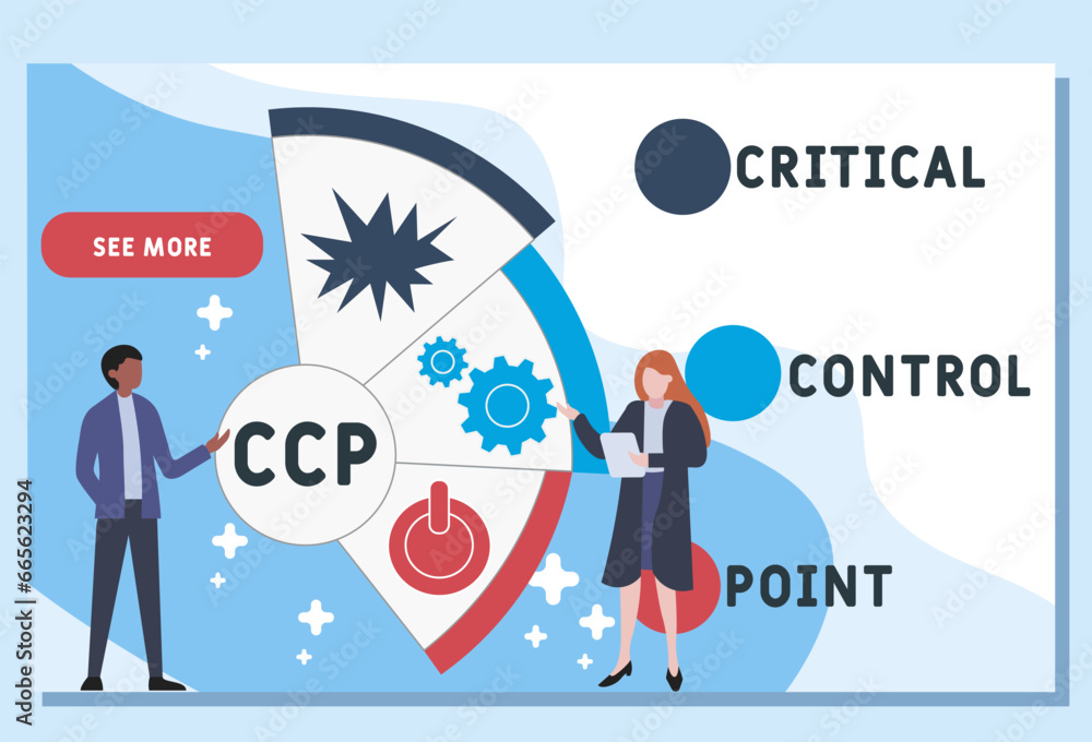 CCP - Critical Control Point acronym. business concept background ...