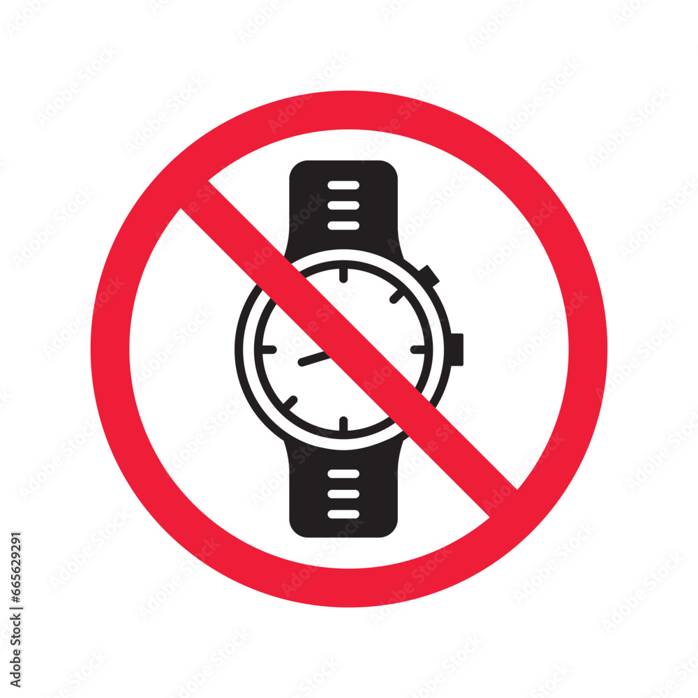 Forbidden Prohibited Warning, caution, attention, restriction label ...