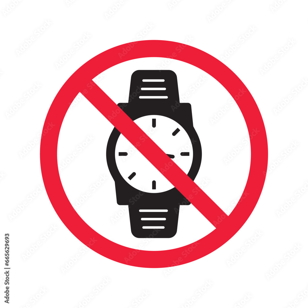 Forbidden Prohibited Warning, caution, attention, restriction label ...