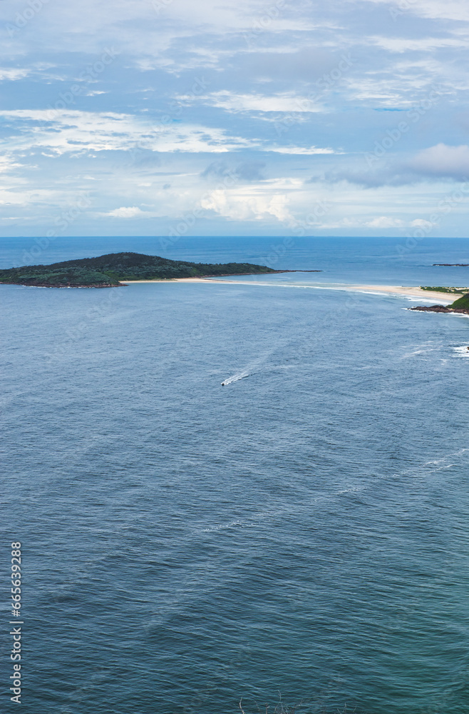 A sweeping view over Zenith Beach and Shoal Bay from the Tomaree Mountain Lookout - Shoal Bay ...