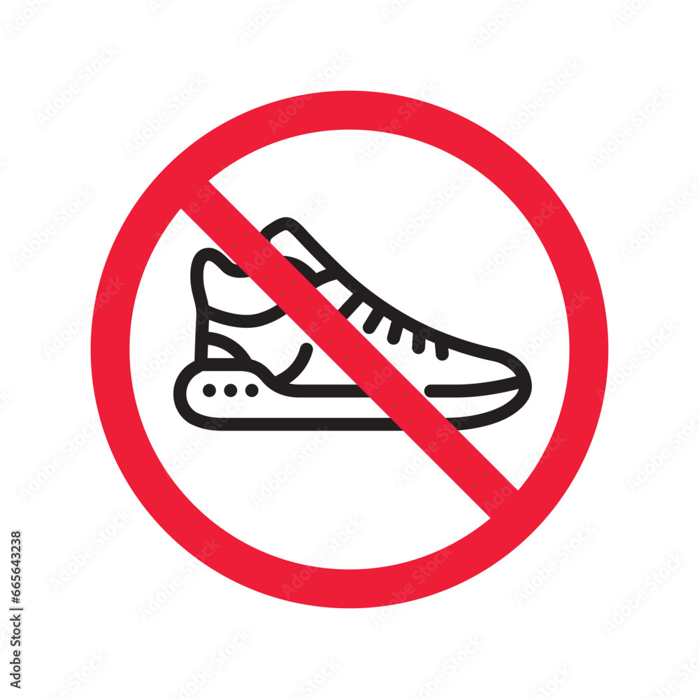 Forbidden Prohibited Warning, caution, attention, restriction label ...