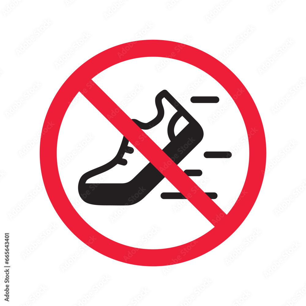 Forbidden Prohibited Warning, caution, attention, restriction label ...