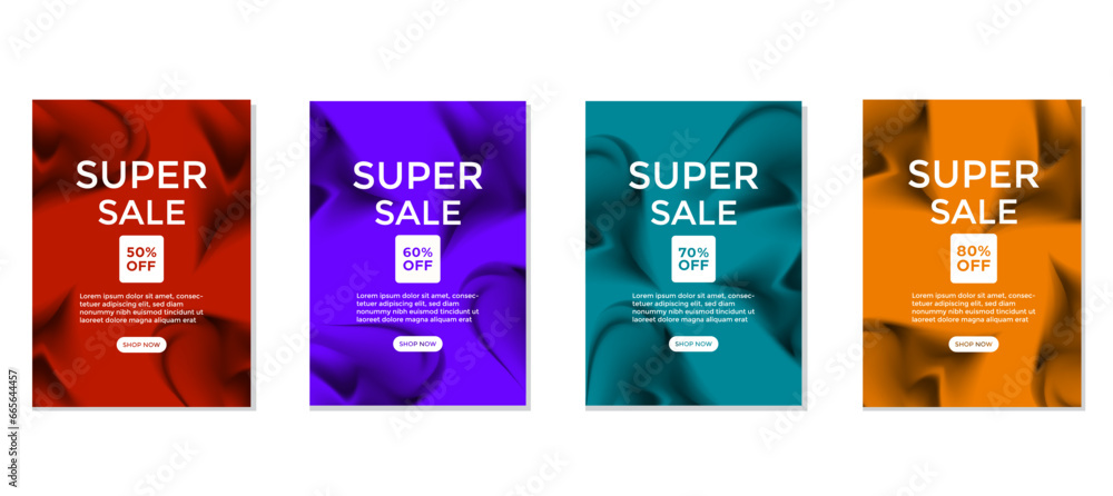 SET SPECIAL SALE OFFERS AND PROMOTION TEMPLATE BANNER DESIGN.COLORFUL ...