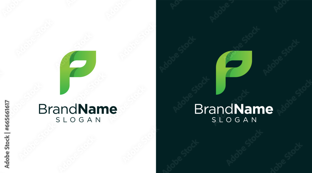 Letter P logo design for various types of businesses and company ...