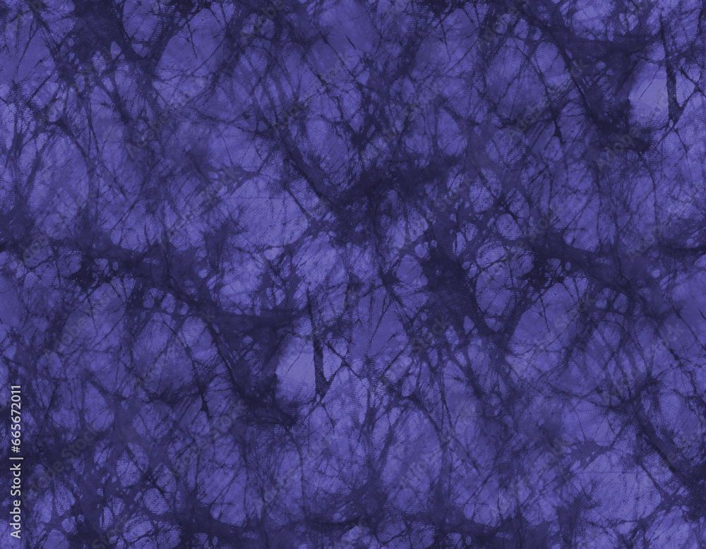 Navy blue batik texture - seamless fabric background. Abstract veins ...