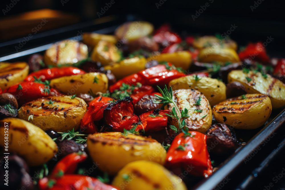 Skilled vegan cook showcasing creative legume-based grilling recipes ...