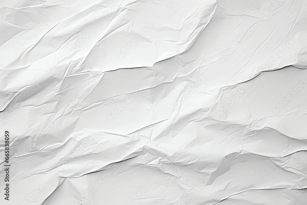 Recycled crumpled wrinkled white paper background. Old paper texture ...