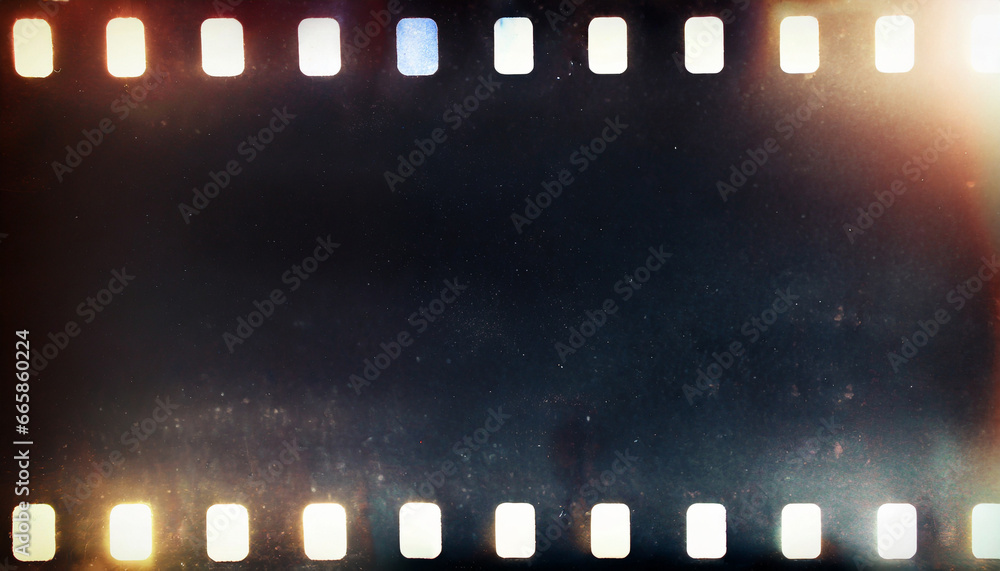 abstract dirty or aging film dust particle and grain texture or dirt ...