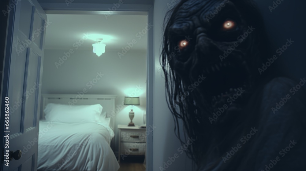 Unsettling looking human-like creature from nightmares, terrifying ...