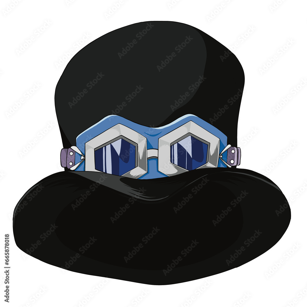 The sabo hat is the hat worn by the character sabo in the onepiece ...
