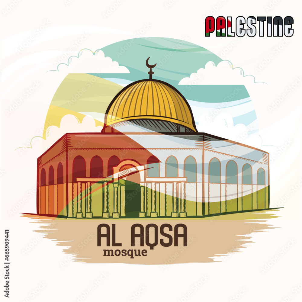 The first qibla of the Muslims, Al Aqsa Mosque, Al Aqsa Mosque ...