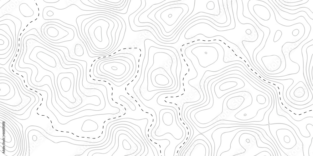 Pattern with lines and dots The stylized height of the topographic map ...