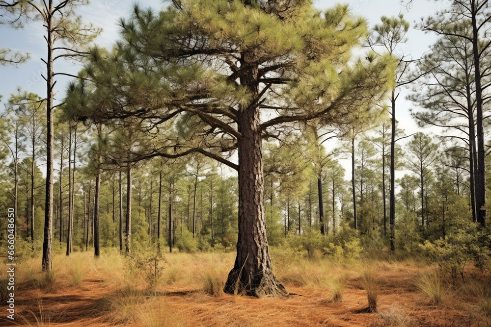 Description of an image showing a loblolly pine tree (Pinus taeda ...