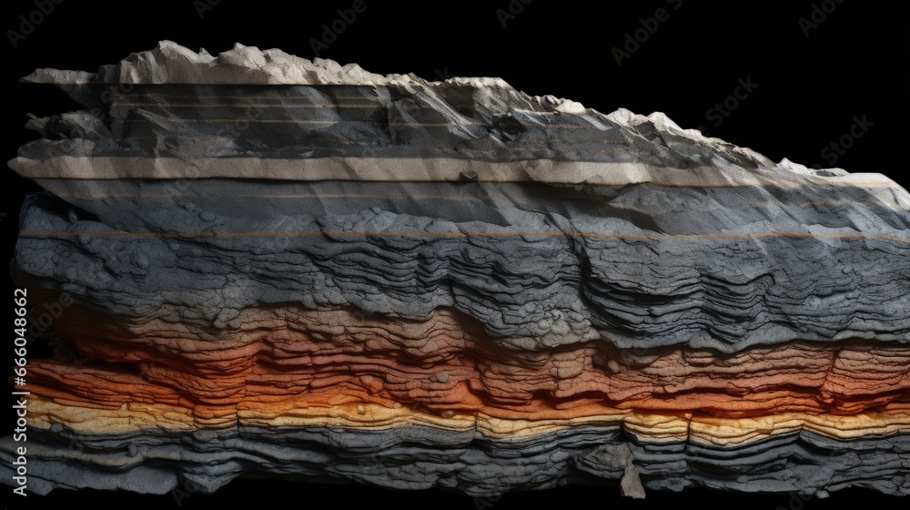 Explore the geological history of the earth with this photo of volcanic ...