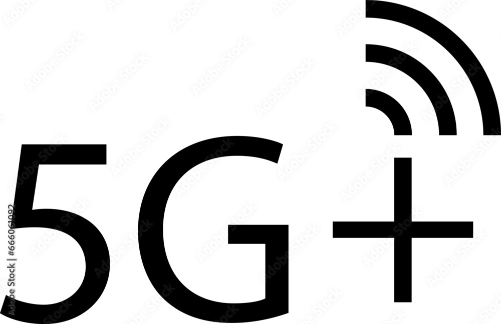 5 g icon. Signal bar 5g icon vector. 5G technology. 5G internet network ...