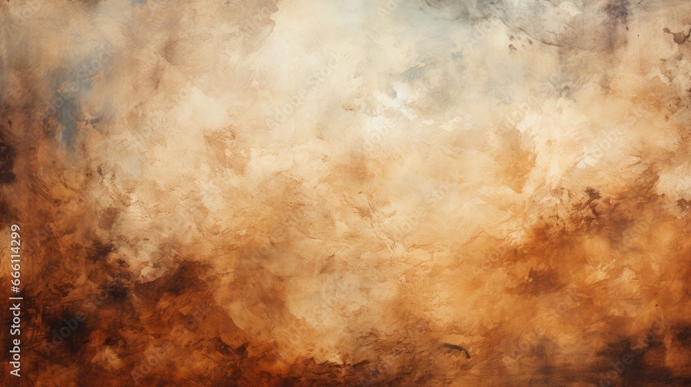 Watercolor old Brown color background. A watercolor canvas with rich ...