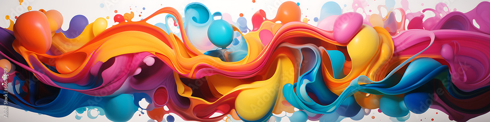 3D Abstract art, liquid colour mix, abstract art background wallpaper ...