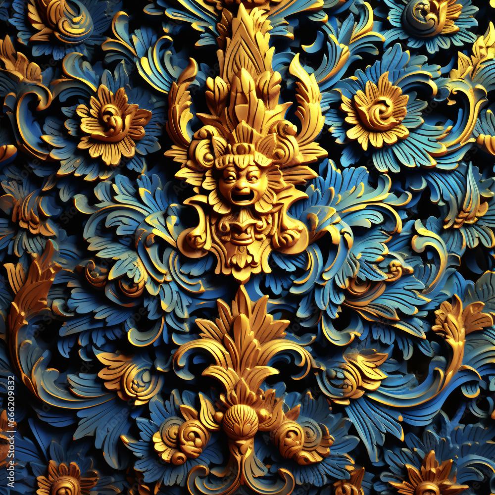 The Thai pattern is a dazzling display of artistry and cultural ...