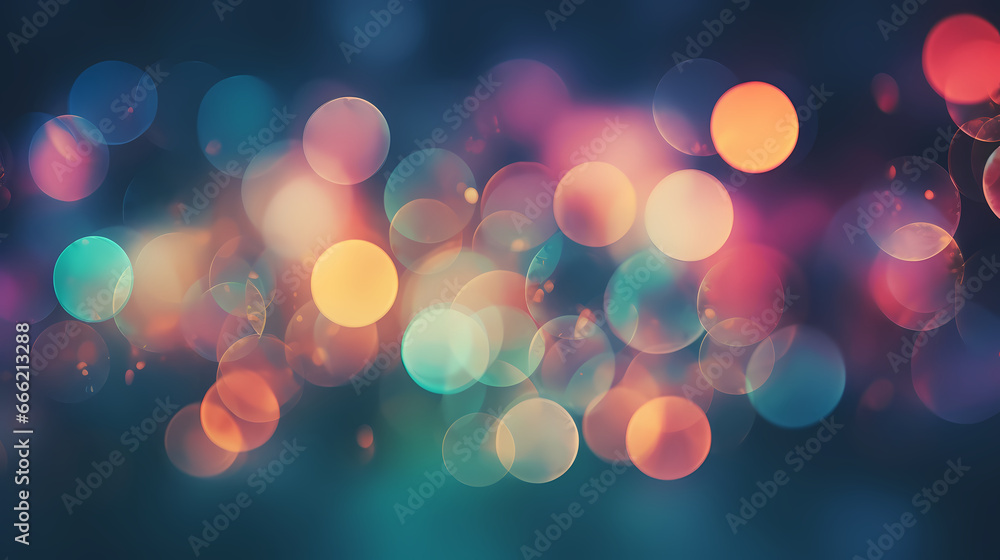 Bokeh light PPT background poster wallpaper web page Stock Illustration ...