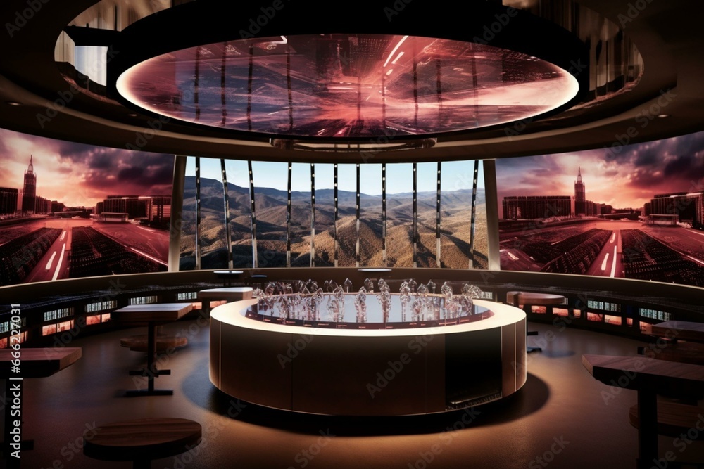 Unite cutting-edge technology and sophistication at our futuristic ...