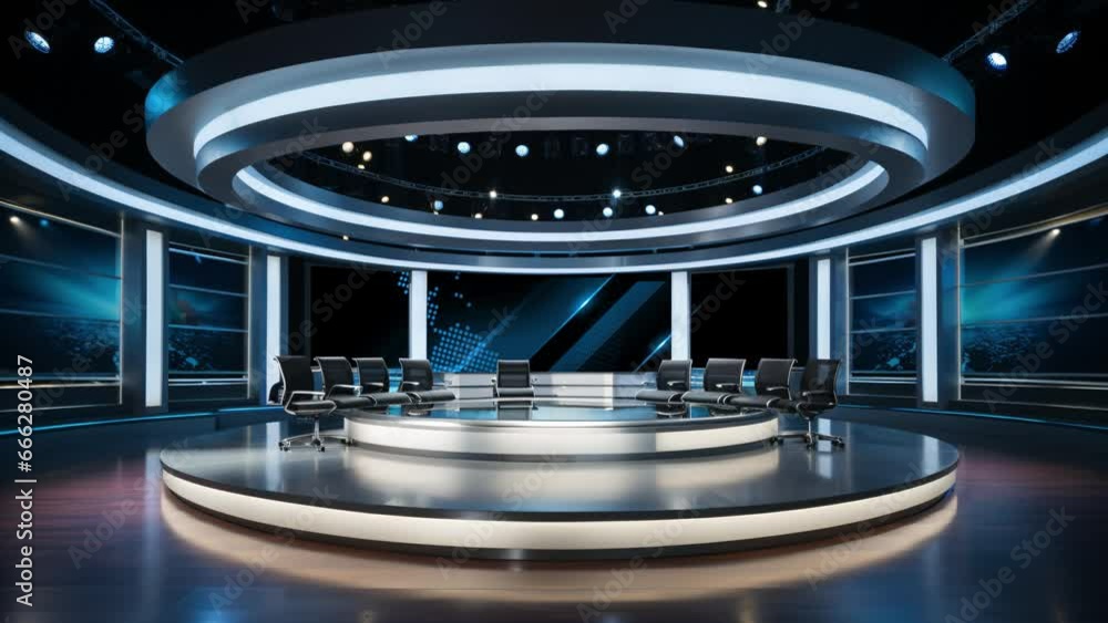 Tv studio. News room. Studio Background. Newsroom bakground. Backdrop ...