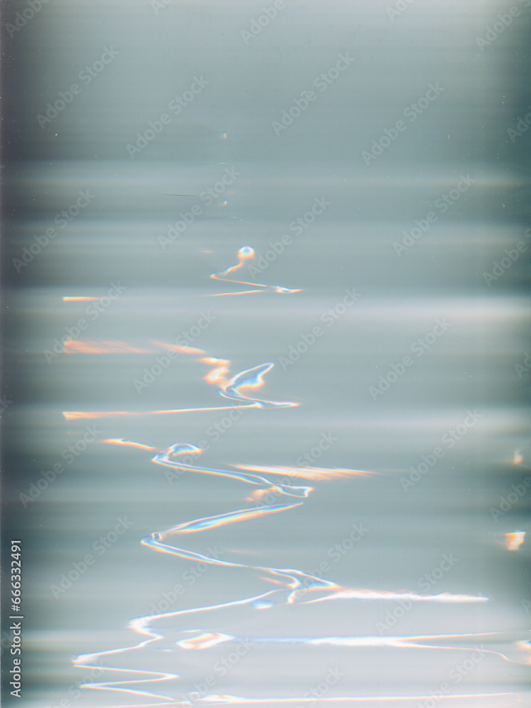 Light flare overlay. Old film texture. Faded effect filter. Blue orange ...