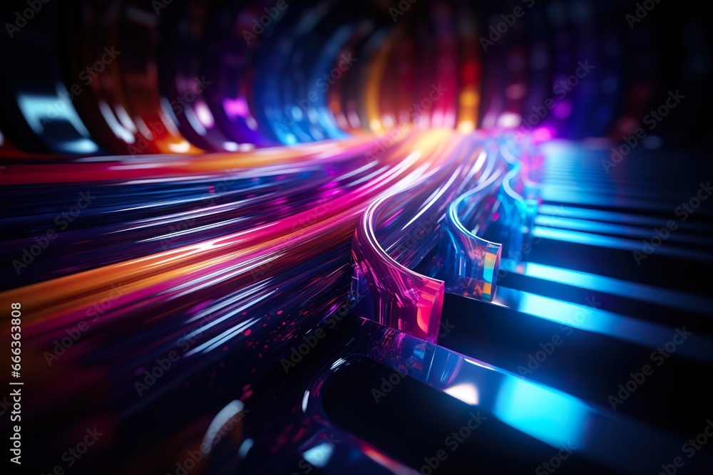 data binary flow rolling on futuristic technology background Stock Photo | Adobe Stock
