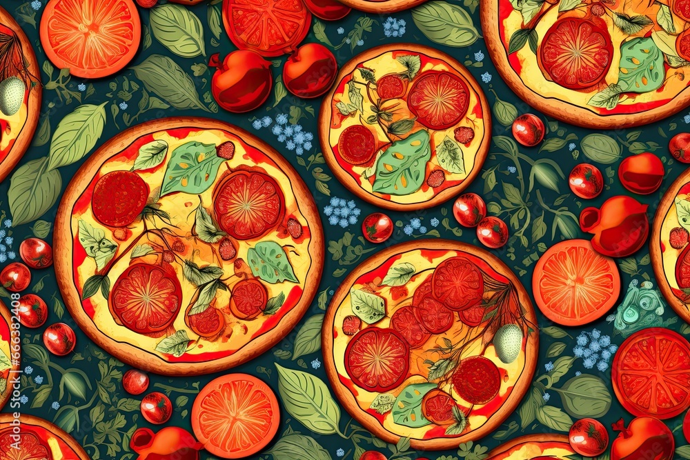 Pizza Wallpaper - Colored Stylish Backdrop | Stunning HD Images for ...