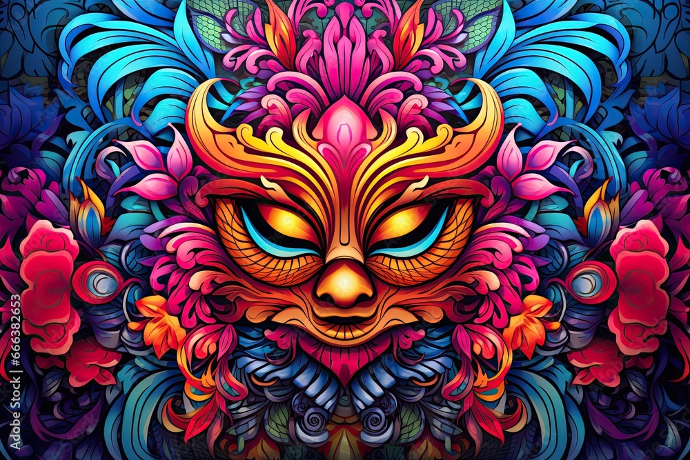 Psychedelic Wallpaper Art: Trendy Background for Mind-Blowing Visuals ...