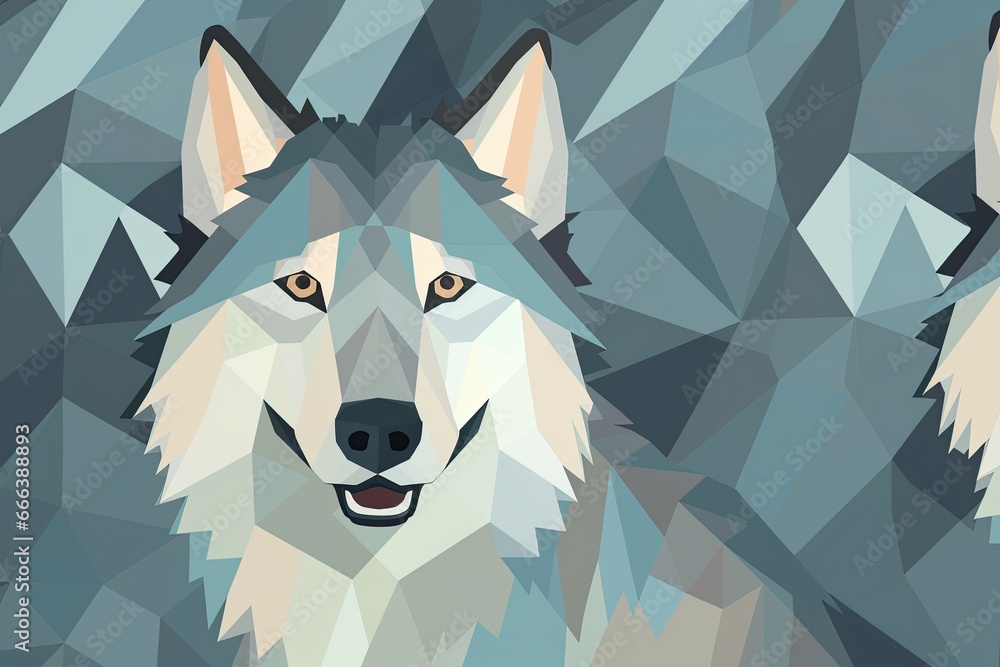 Wolf Wallpaper - Flat Seamless Texture for a Fierce and Captivating ...