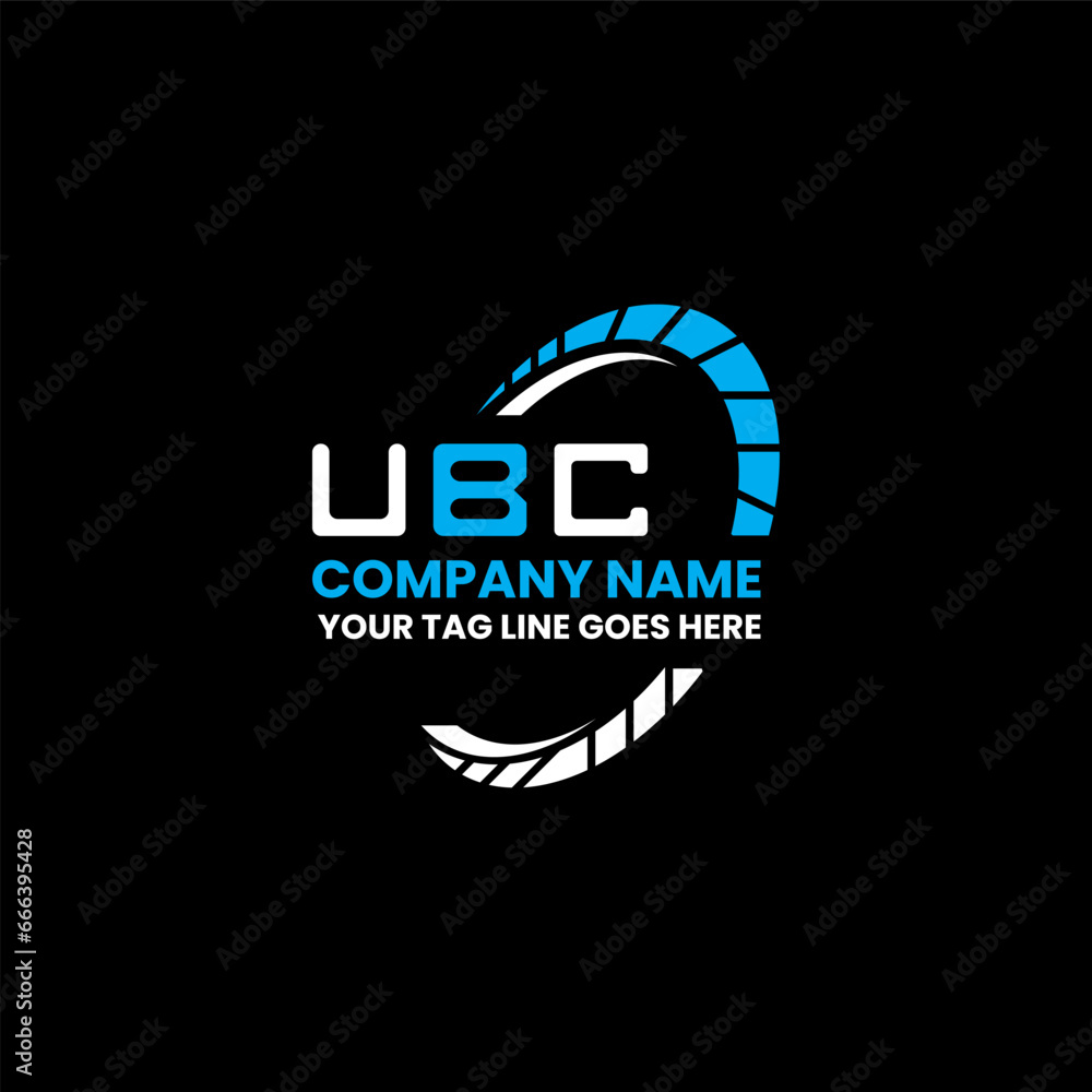 UBC letter logo vector design, UBC simple and modern logo. UBC ...