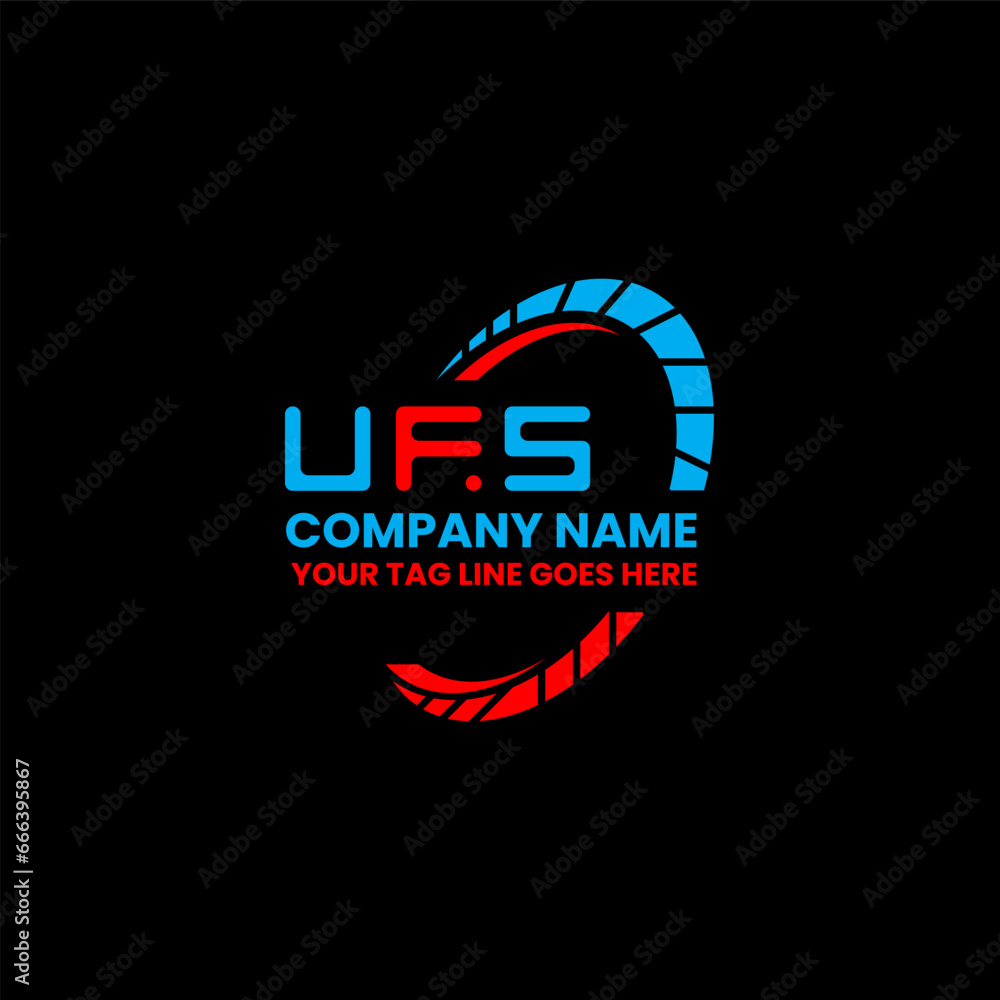 UFS letter logo vector design, UFS simple and modern logo. UFS ...